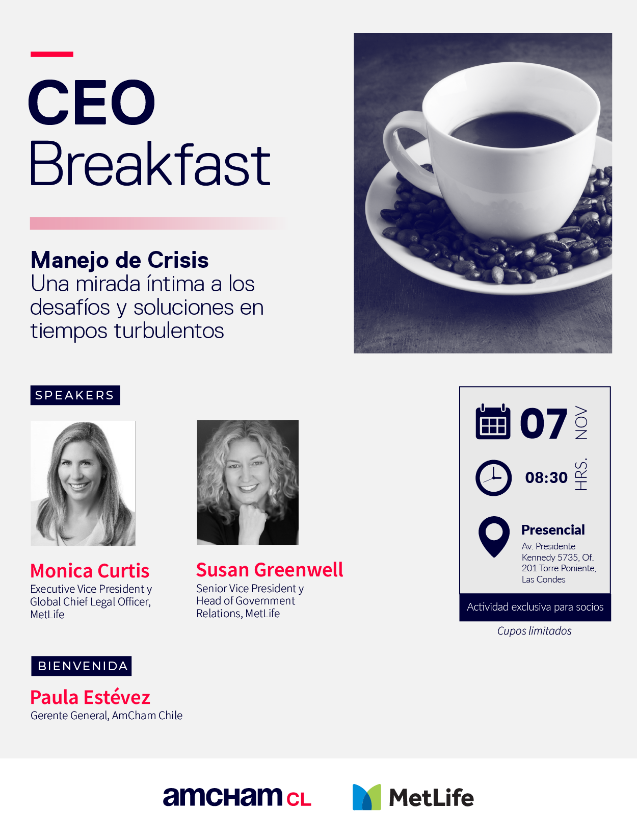 CEO Breakfast — Manejo de Crisis: Una mirada íntima a los desafíos y ...